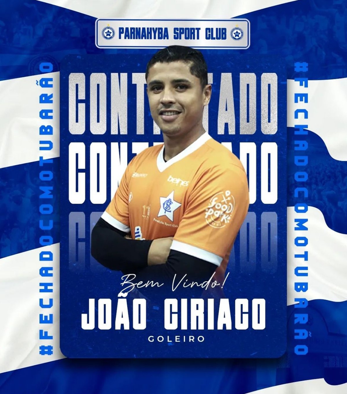 Parnahyba anuncia acerto goleiro João Ciriaco ex Íbis para Série