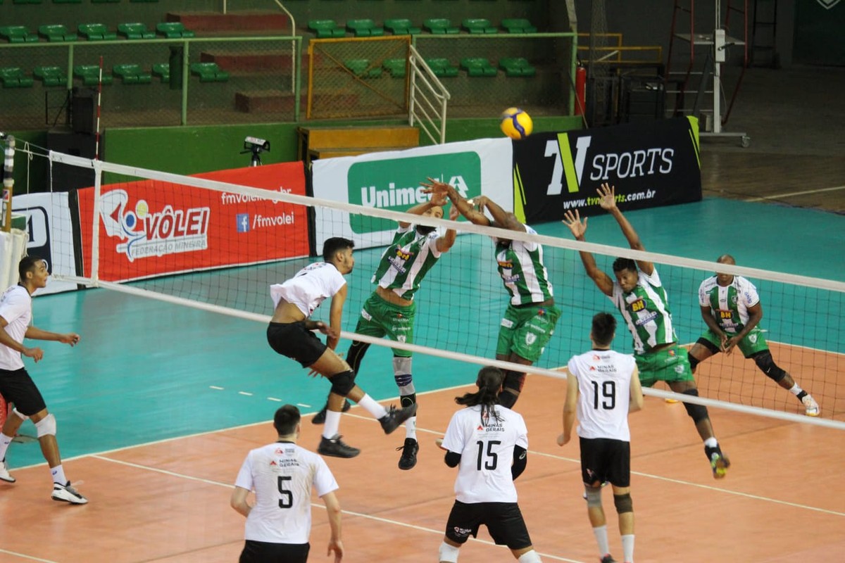 Montes Claros América Vôlei vence o Praia Clube Uberlândia por sets a grande minas vales ge