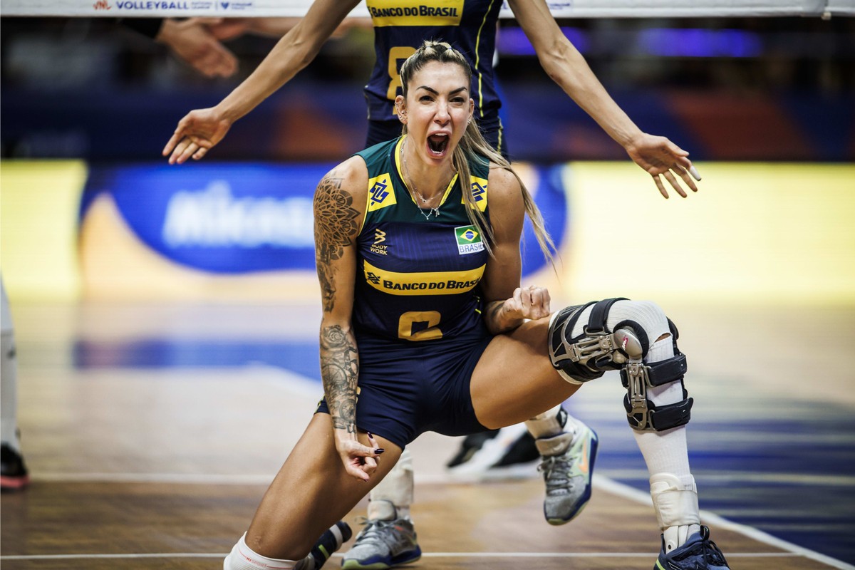 Thaisa é a novidade do Brasil contra o Japão pela Liga das Nações