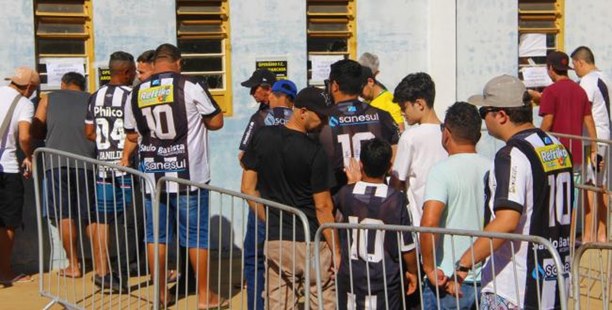 Ingressos para Operário MS x Operário PR seguem disponíveis de forma