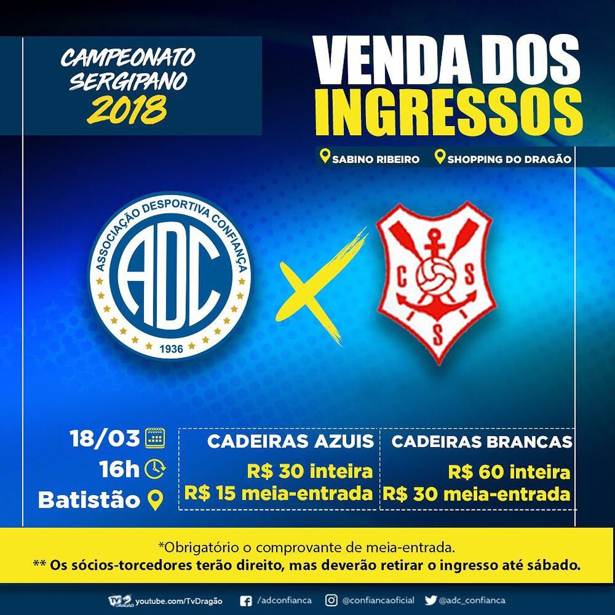 Ingressos para o Clássico Maior já estão disponíveis confira valores e