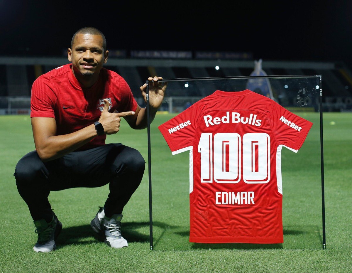 Edimar comemora 100 jogos pelo Bragantino e destaca: "Jogo mais uns ...