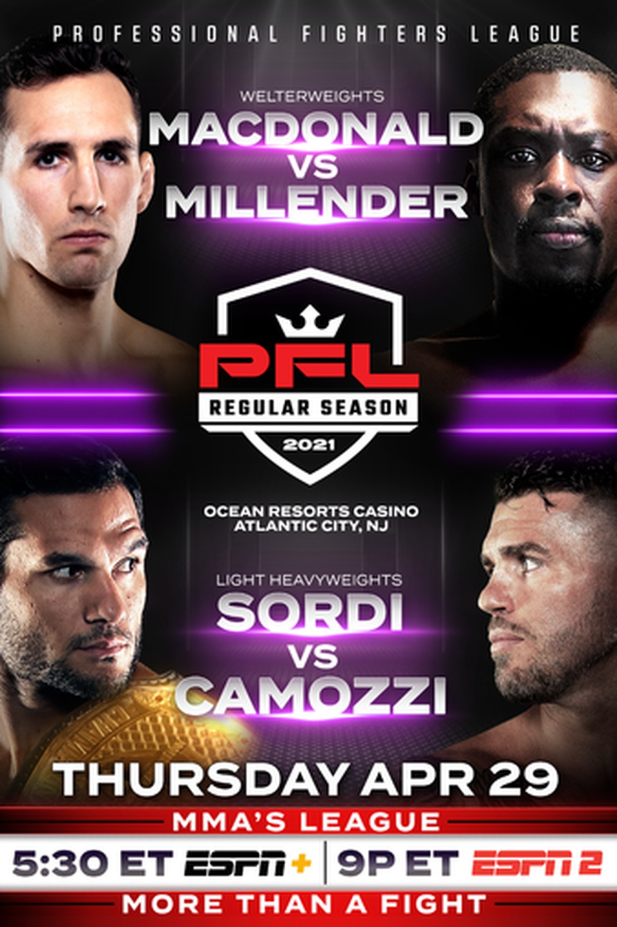 PFL #2, LFA 106 e UFC Reyes x Prochazka animam o feriado dos fãs de ...