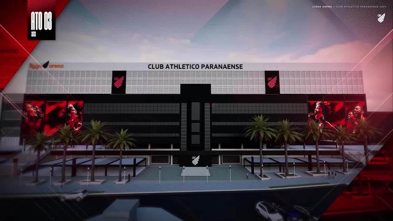 Athletico anuncia mudanças visuais em fachada da Ligga Arena | Ge