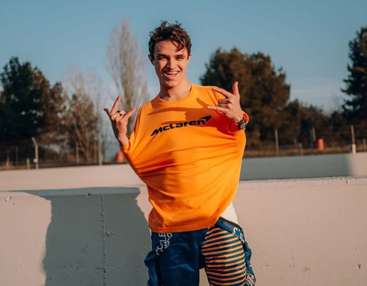 Norris diz que nervosismo é maior em simulador do que em carro real da ...