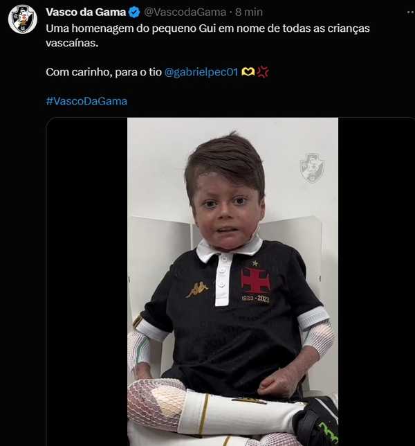Com homenagem de Gui, Vasco anuncia a venda de Gabriel Pec ao LA Galaxy ...