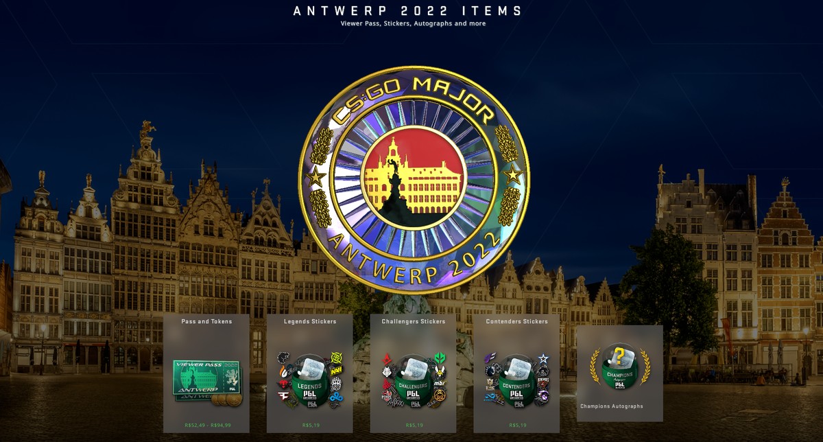 PGL Major Antwerp 2022: como comprar Passe e fazer Pick'em | cs:go | ge