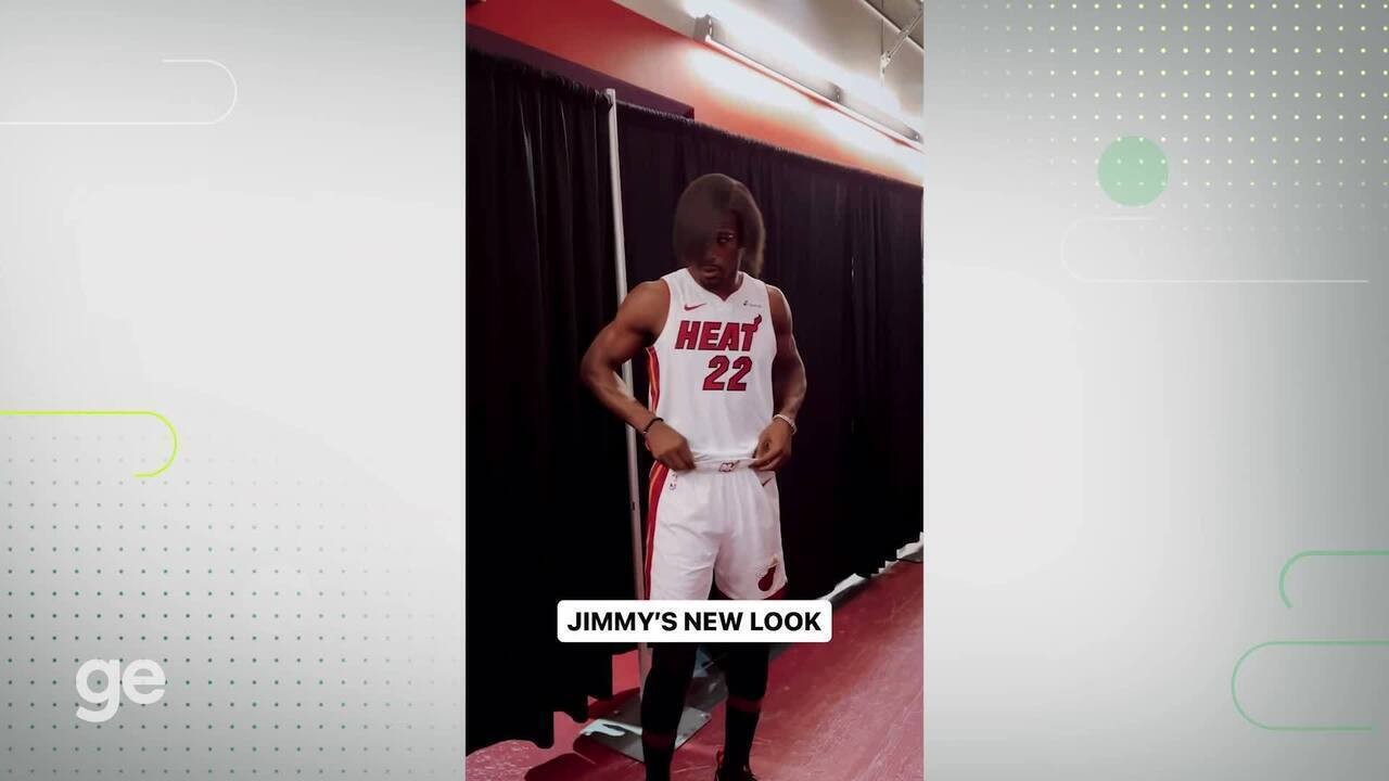 Jimmy Butler desiste do visual "emo" e volta ao cabelo tradicional em ...