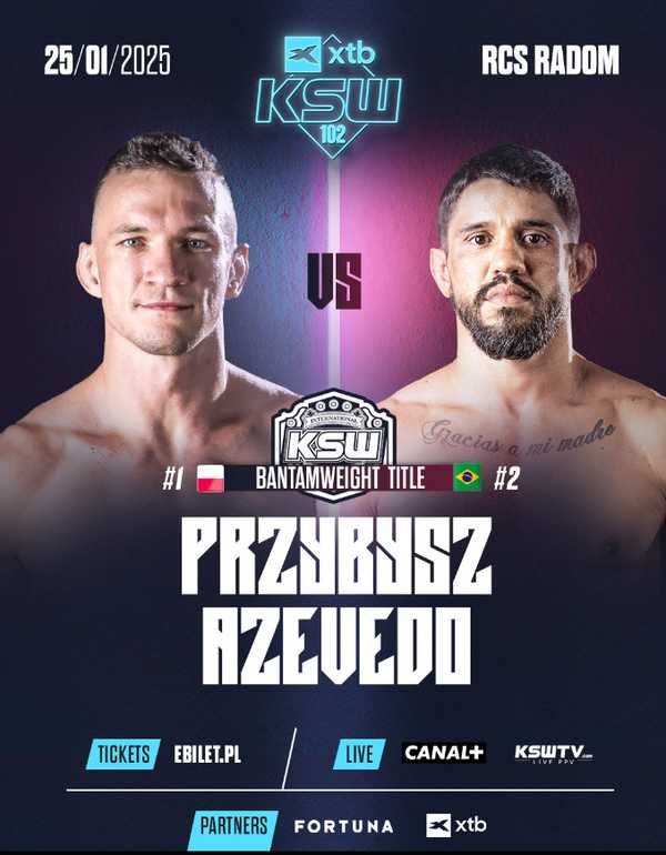 KSW: Brasileiro disputa cinturão peso-galo em janeiro | combate | ge
