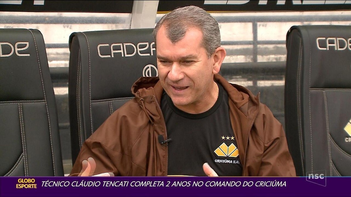 Tencati completa dois anos de Criciúma; relembre cinco jogos marcantes ...