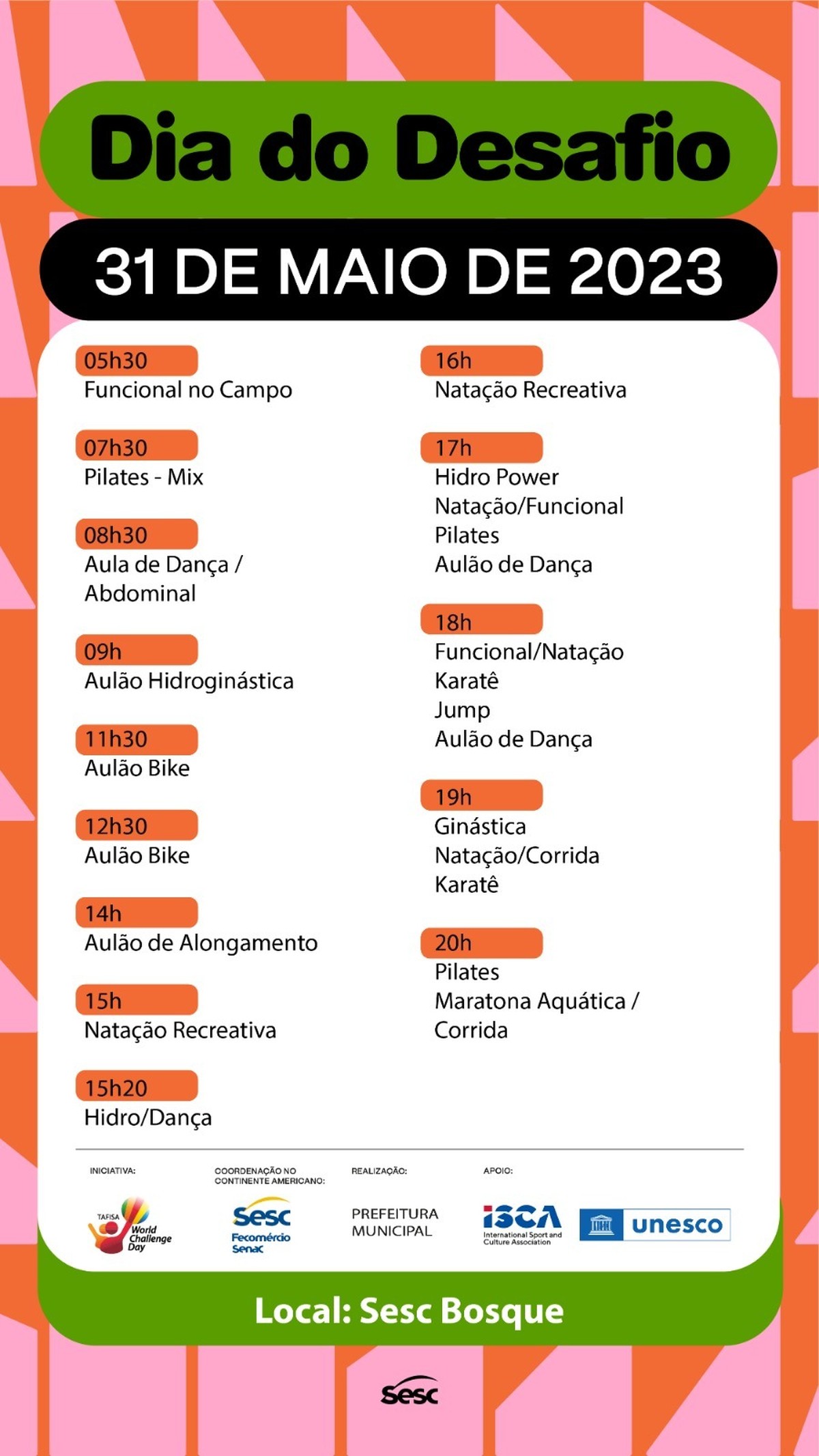 Com atividades gratuitas, Dia do Desafio será realizado na capital e no ...