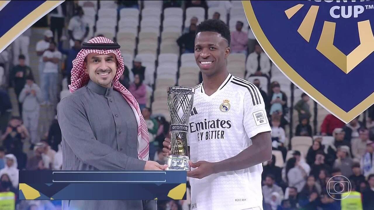 Vini Jr é eleito melhor jogador da final e da Copa Intercontinental | Ge
