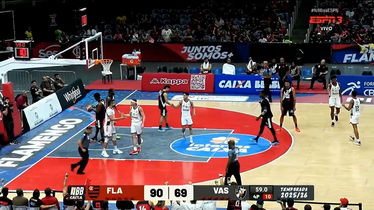Time Flamengo provoca torcida vascaína com meme do rebaixamento no NBB | Ge