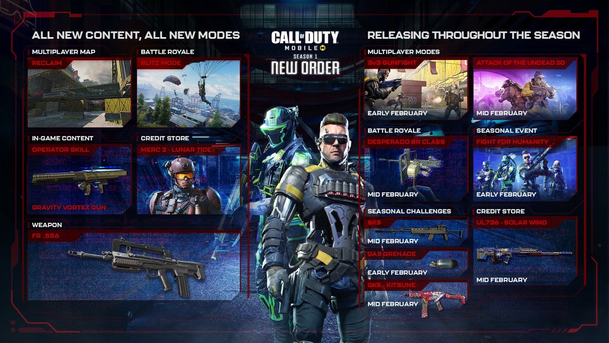 CoD Mobile recebe nova temporada New Order; veja novidades da season 1 ...