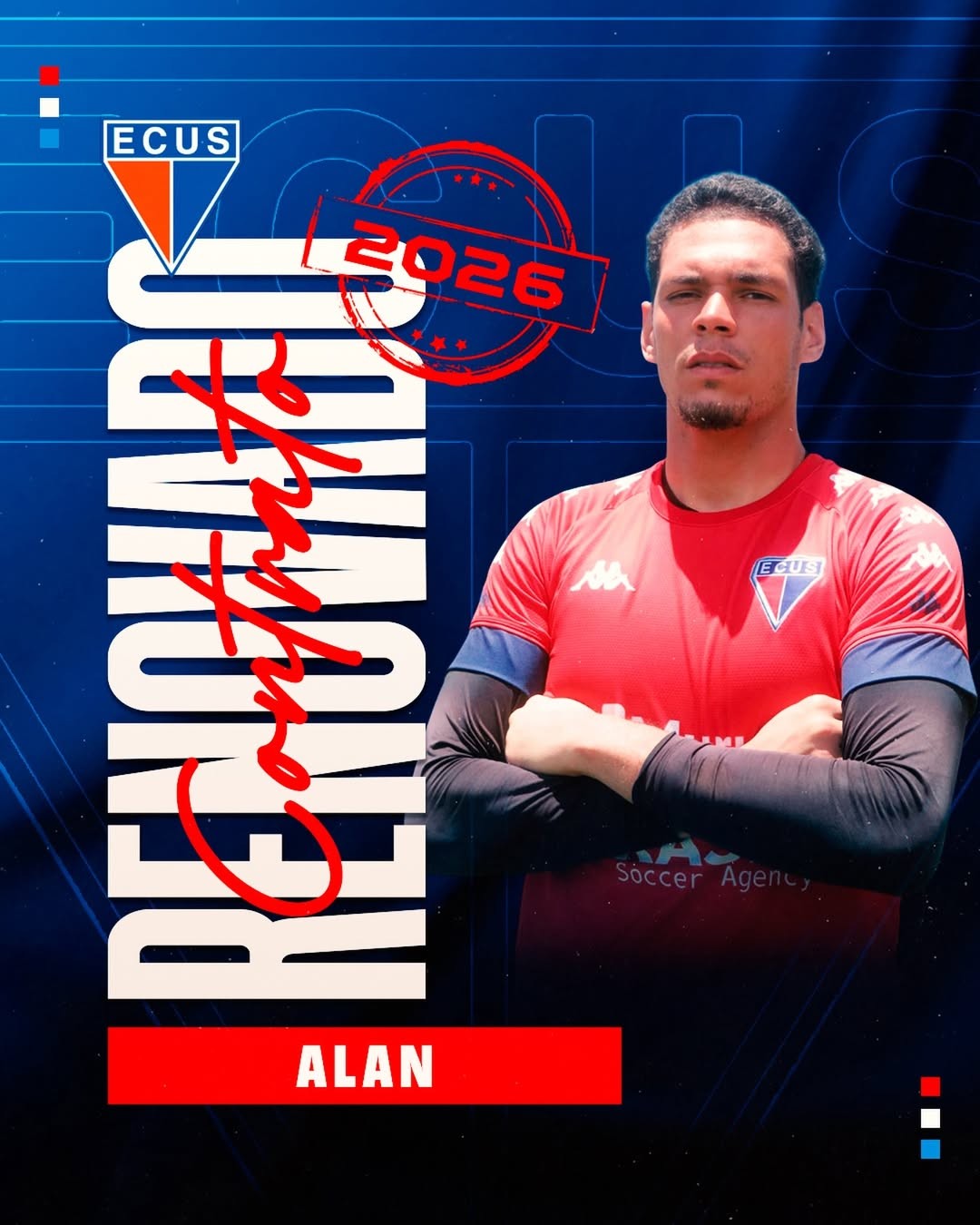 Ecus renova com o goleiro Alan Vitor, que disputará a terceira ...