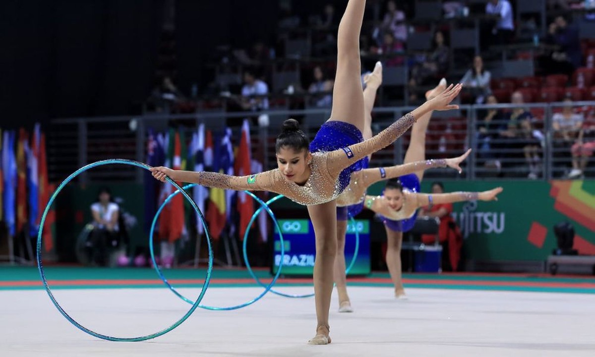 Brasil vai à final do conjunto na Copa do Mundo de Ginástica Rítmica ...