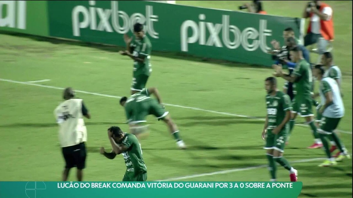 Break de Lucão na vitória do Guarani no dérbi ganha destaque no jornal ...