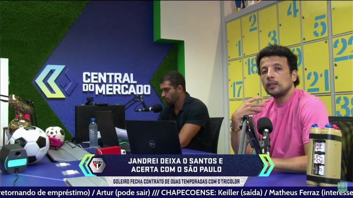 Jandrei deixa o Santos e acerta com o São Paulo por duas temporadas ...