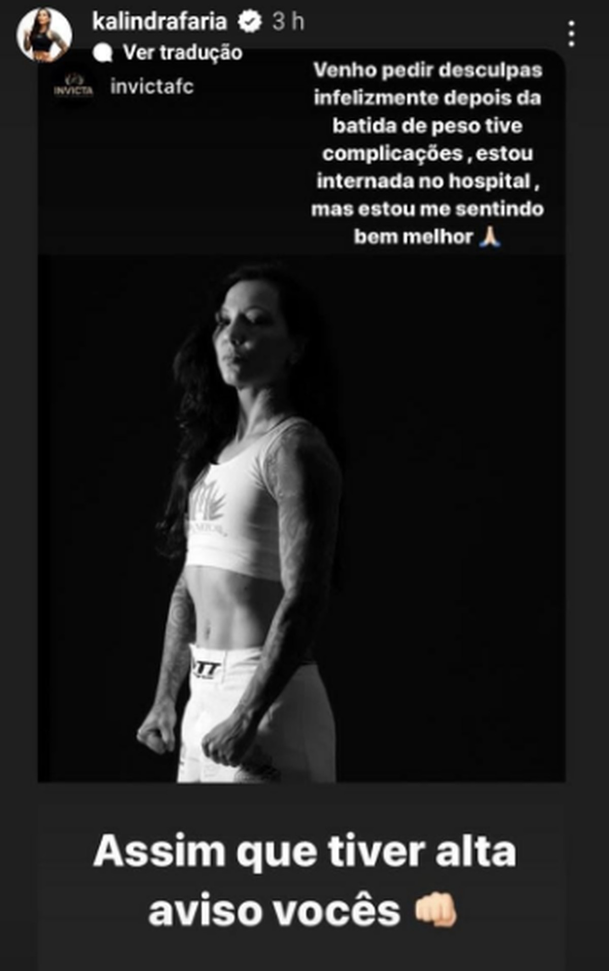 Invicta 54: Luta de Tina Black contra Kalindra Faria é cancelada ...