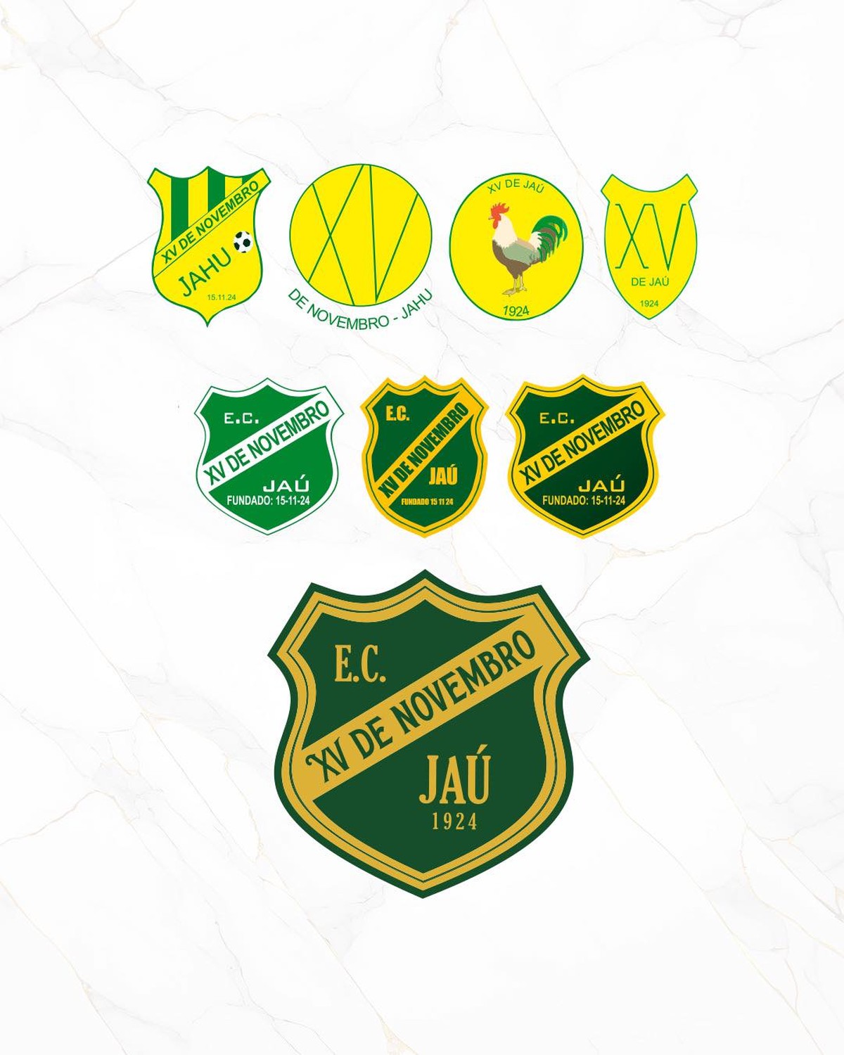 XV de Jaú lança novo escudo em alusão ao centenário