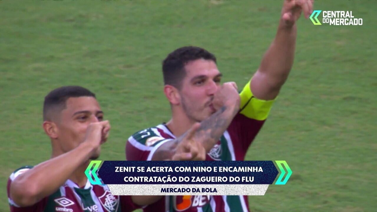 Zenit anuncia a contratação de Nino, que deixa o Fluminense | Ge