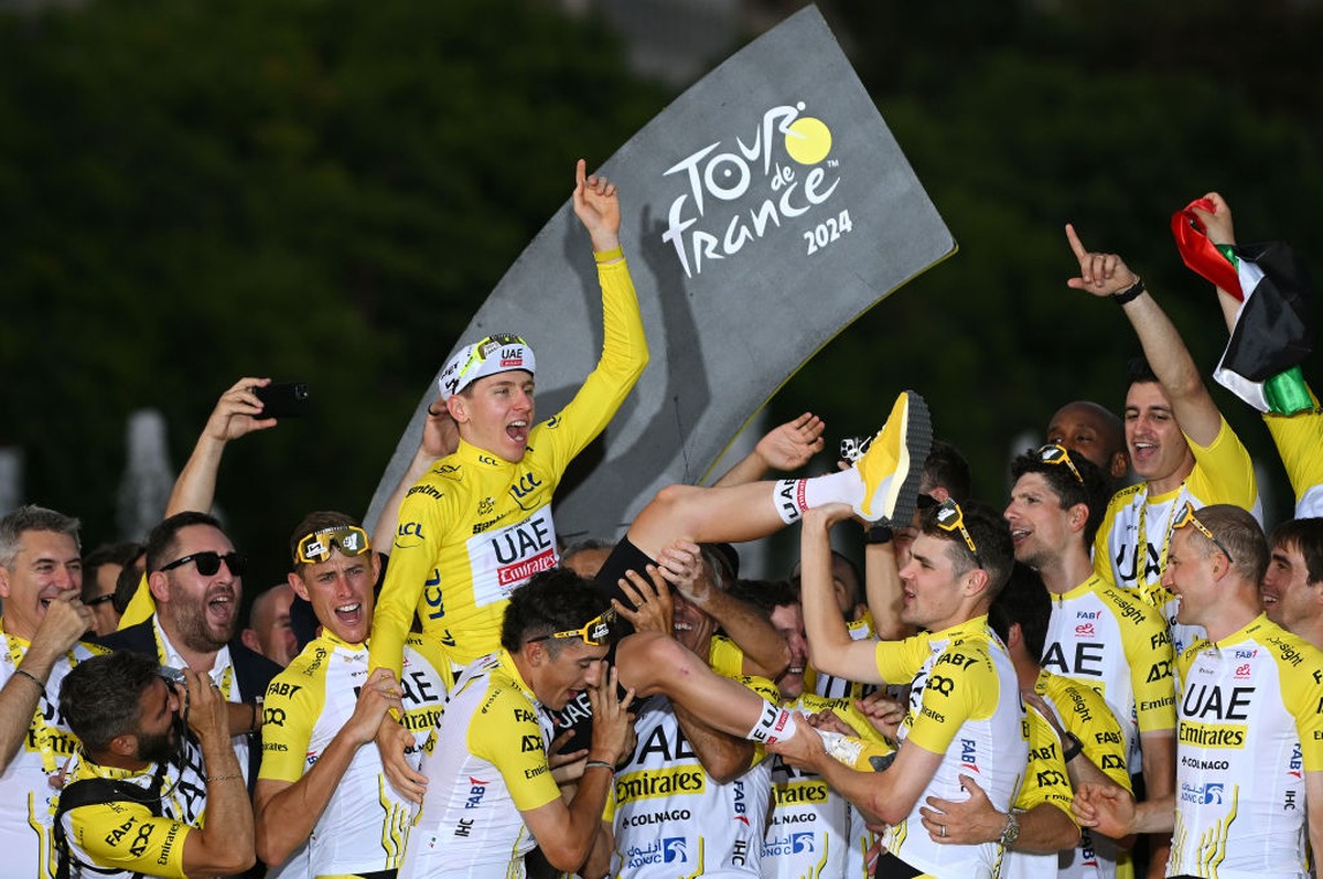 Tadej Pogacar é campeão do Tour de France pela terceira vez: "Estou sem ...
