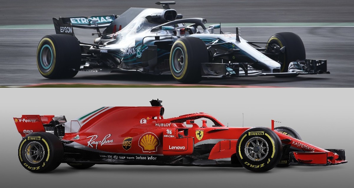 Primeiro duelo: Mercedes e Ferrari voltam a se encontrar nos testes de ...
