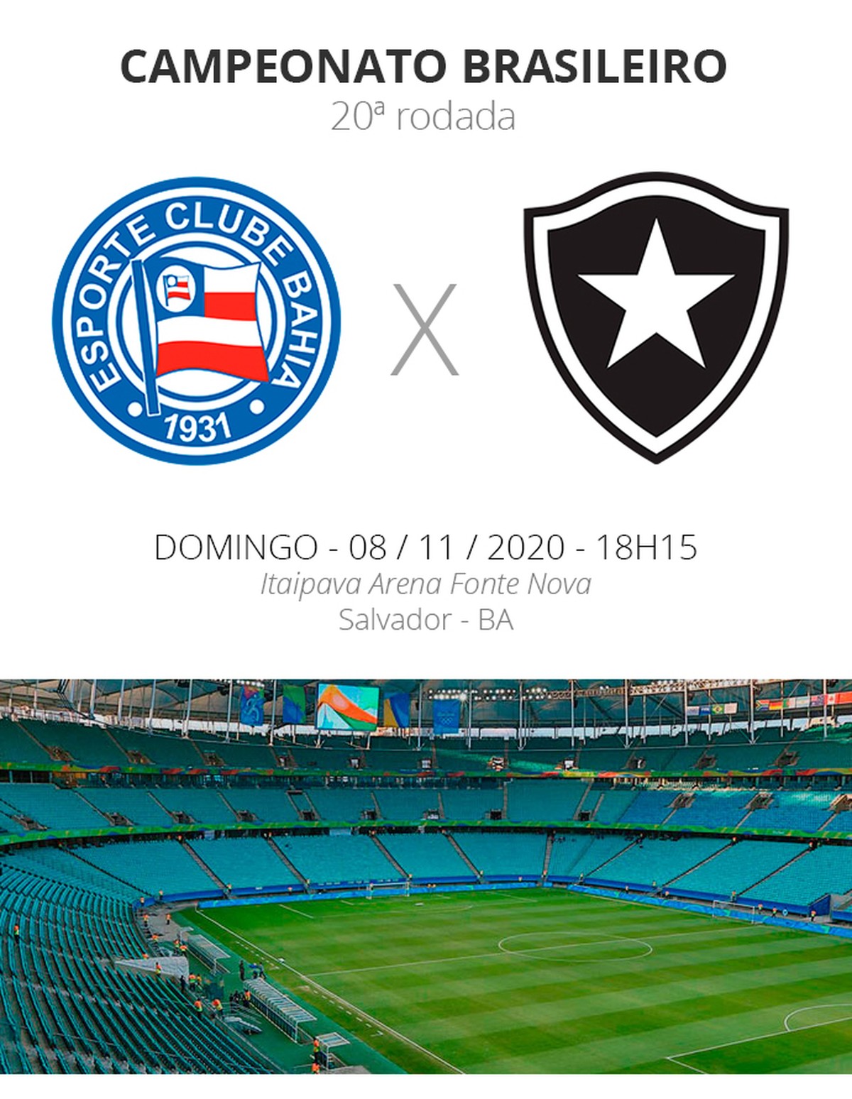 Bahia x Botafogo: veja onde assistir, escalações, desfalques e ...
