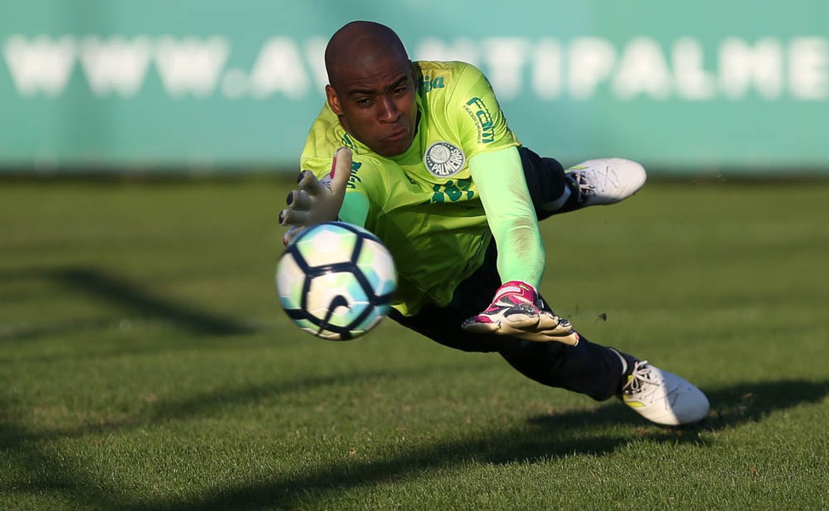 Jailson se prepara para disputa no gol do Palmeiras após a chegada de ...