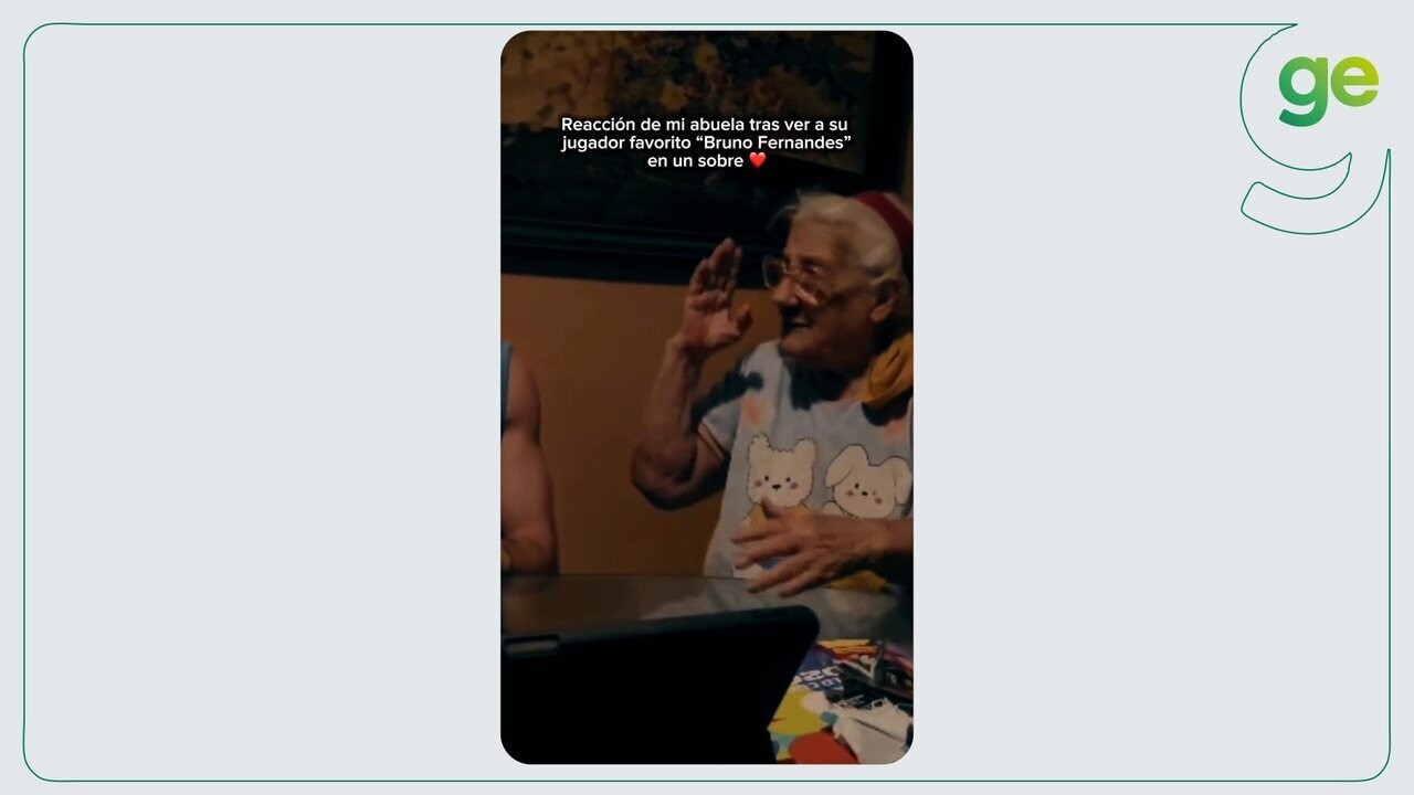Bruno Fernandes chora com vídeo de idosa com sua figurinha da Copa ...