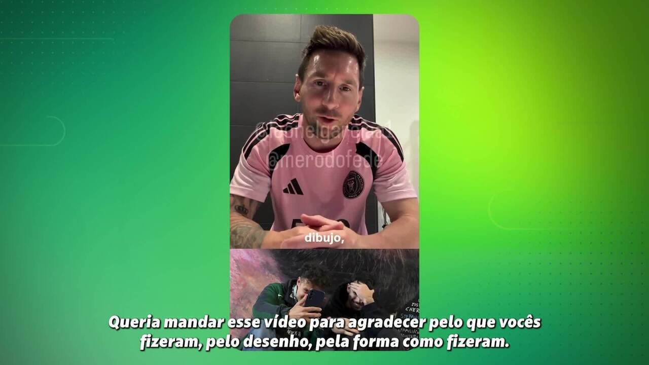 Messi ganha mural gigante na Argentina e agradece | Ge