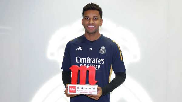 Rodrygo é eleito melhor jogador de novembro do Real Madrid | futebol ...