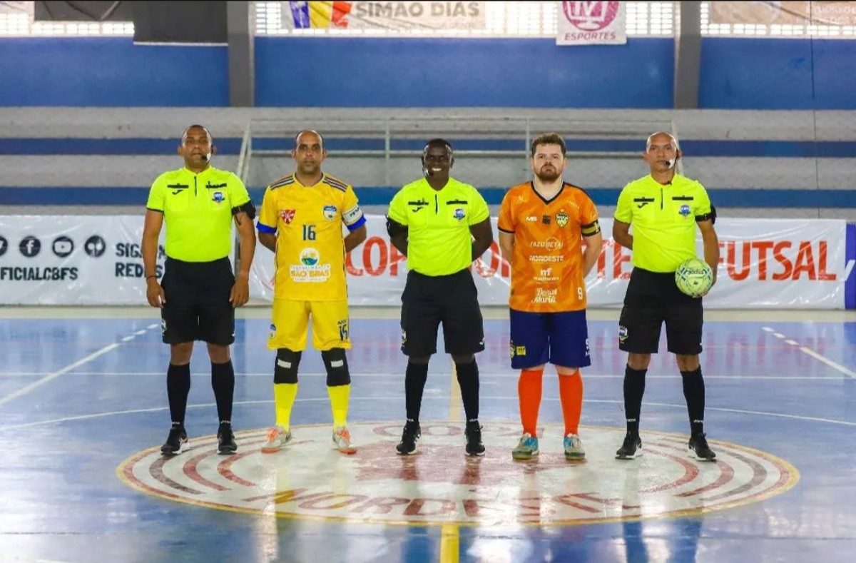 AABB/Mesa 14 empata com Sãobrazense-AL pela 2ª rodada da Copa Nordeste de futsal | futsal | ge