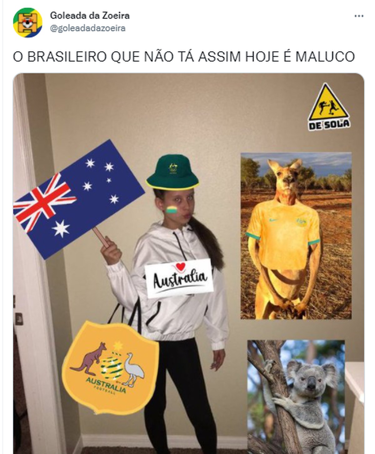 Brasileiros já declaram torcida para a Austrália na web; veja memes ...