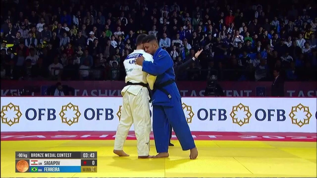 Giovani Ferreira conquista bronze no Grand Slam de Tashkent de judô ...