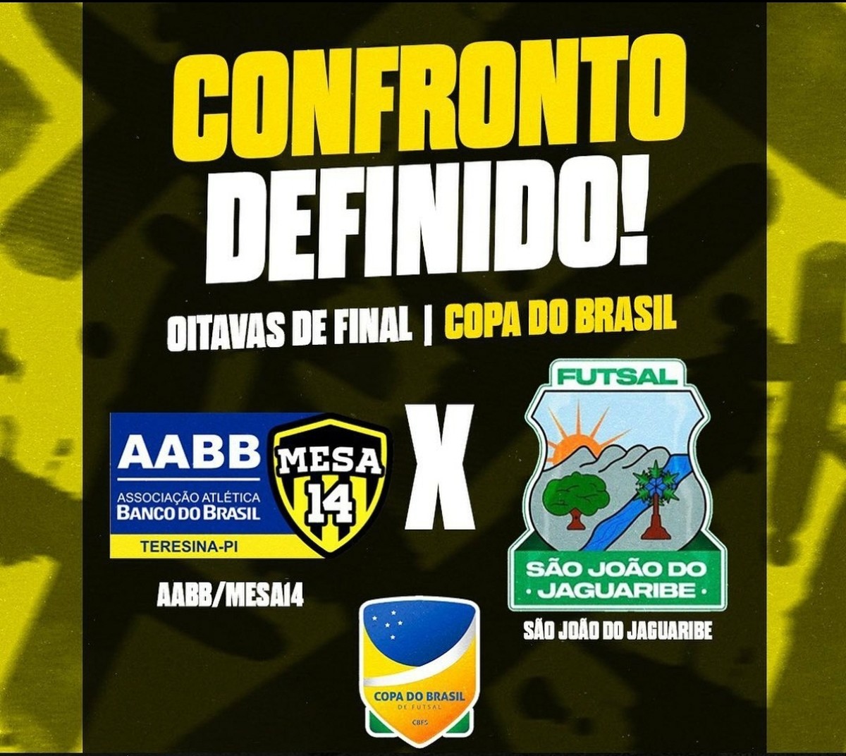 AABB/Mesa 14 conhece adversário das oitavas de final da Copa do Brasil ...