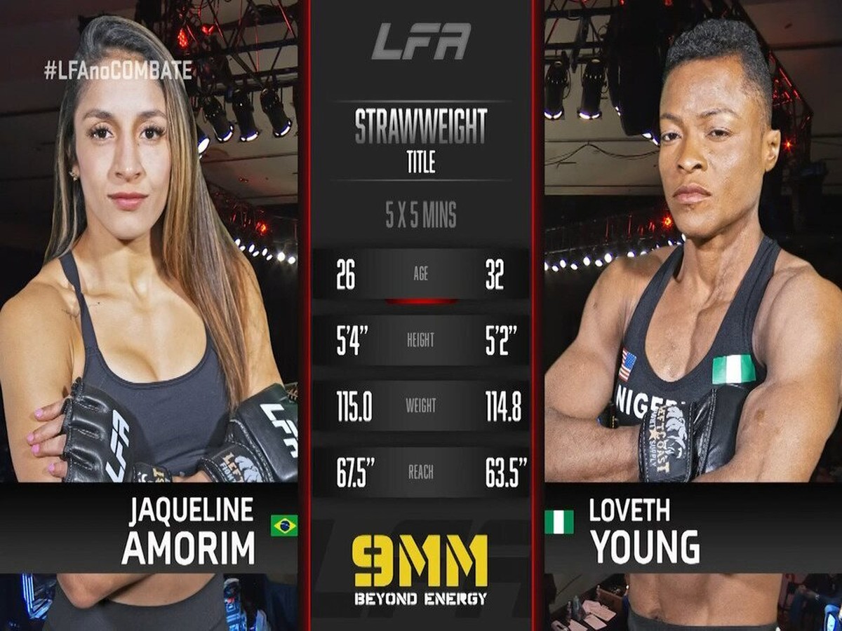 LFA 125: Jaqueline Amorim finaliza nigeriana no primeiro round e ...