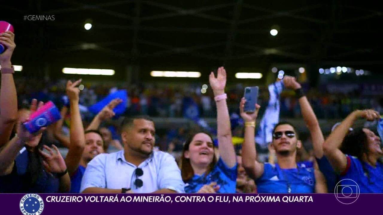 Após seis meses, Cruzeiro volta com Ronaldo ao Mineirão lotado para ...
