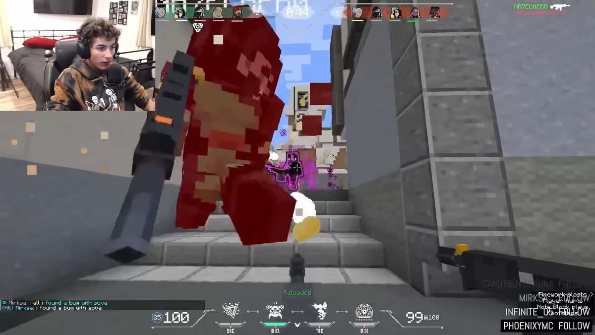 Valorant: fã recria jogo no Minecraft | valorant | ge