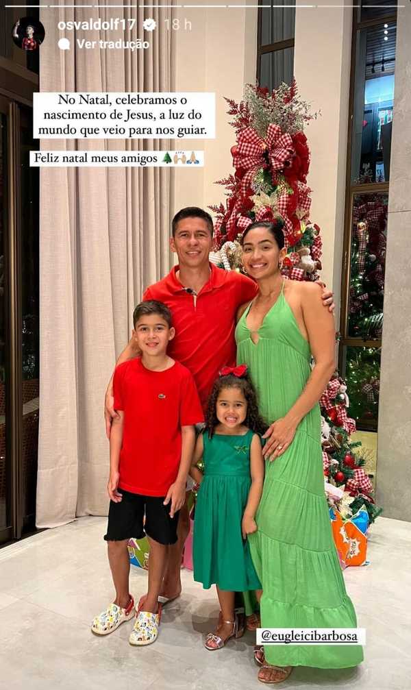 Veja como foi o Natal de jogadores da dupla Ba-Vi 🔔🎄 | futebol | ge