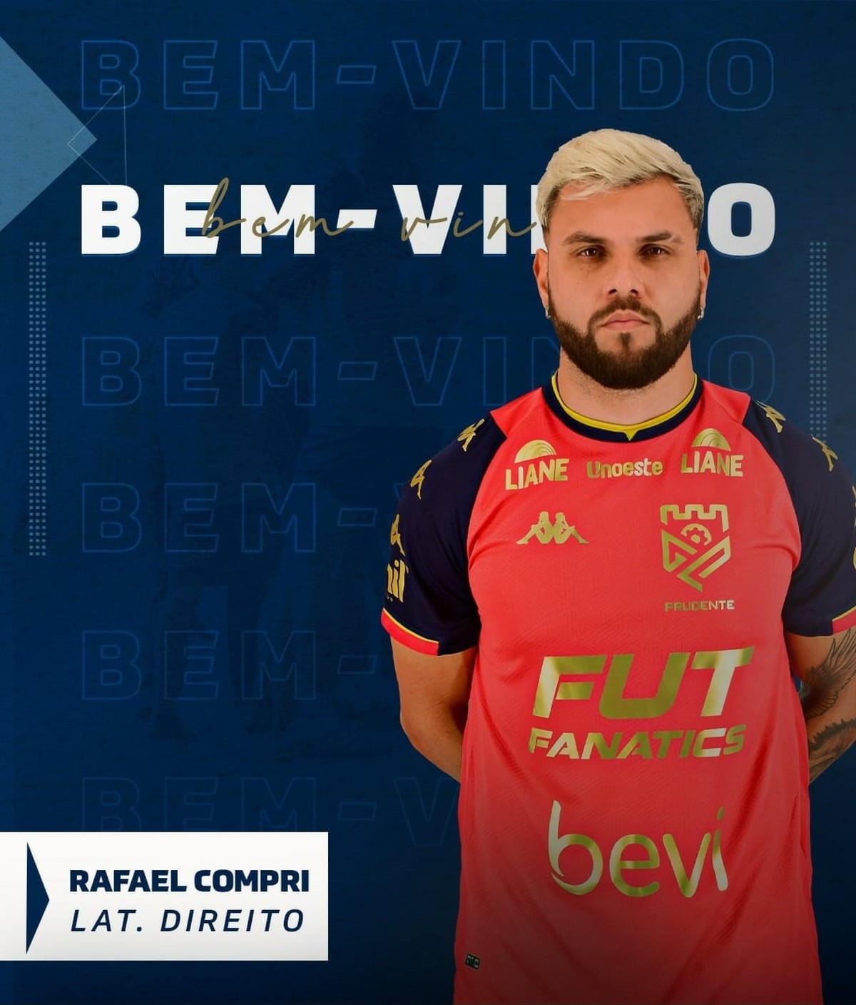 Anunciado pelo Grêmio Prudente, Rafael Compri define oportunidade como ...