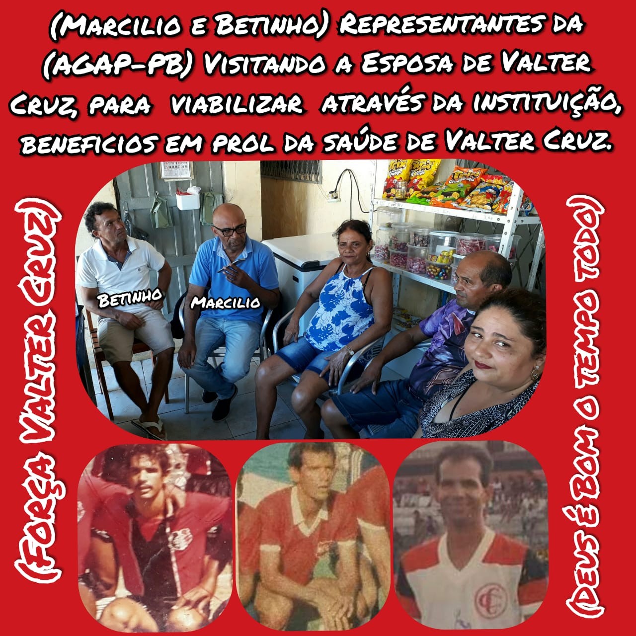 Morre Valter Cruz, ex-lateral de clubes paraibanos, após 20 dias ...