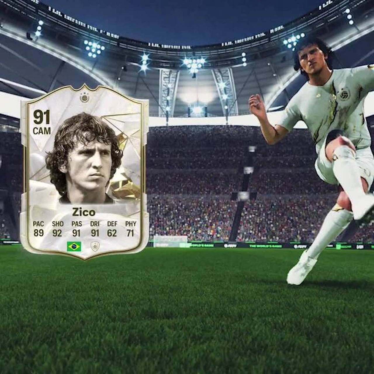EA FC 24 anuncia Zico como novo jogador lendário | ea fc | ge
