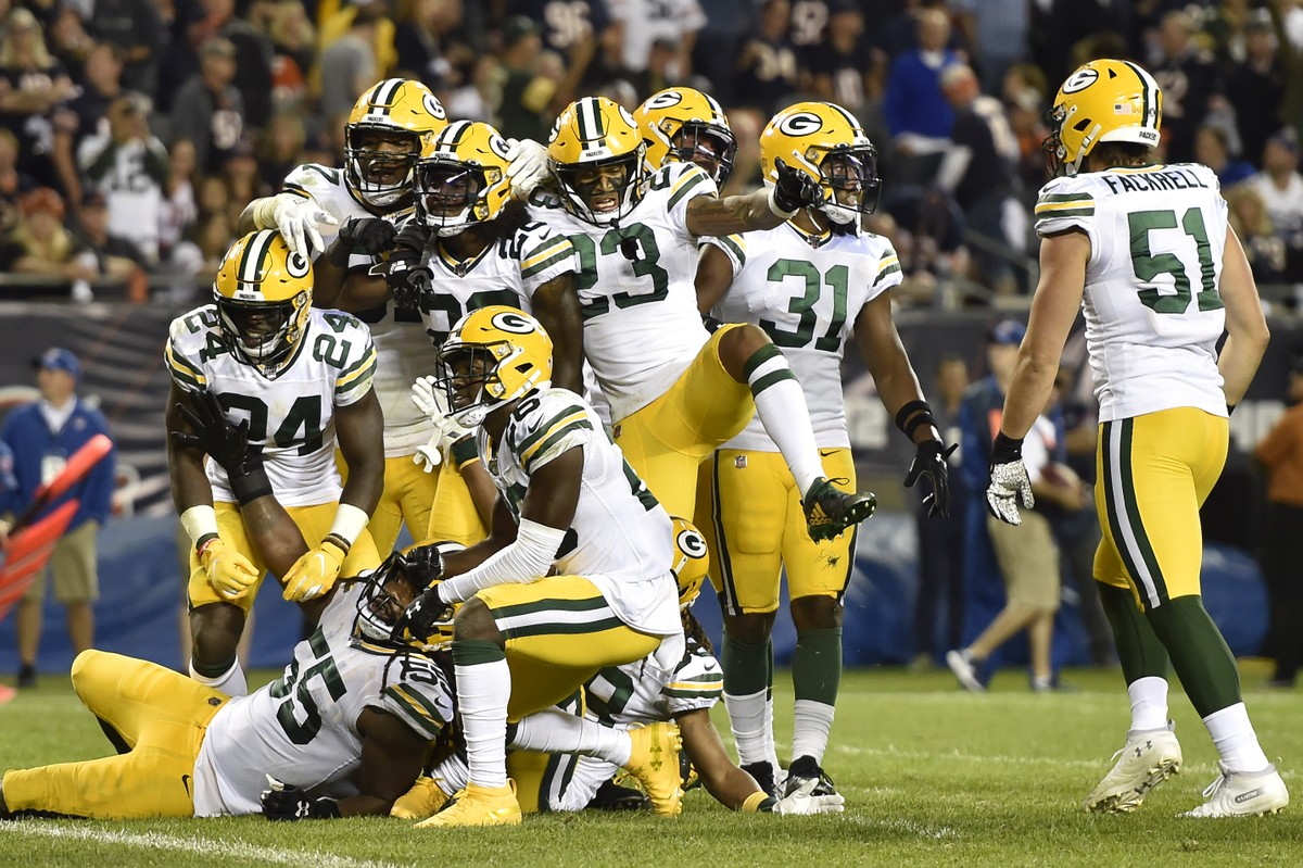 Green Bay Packers bate Chicago Bears fora de casa e abre em grande ...