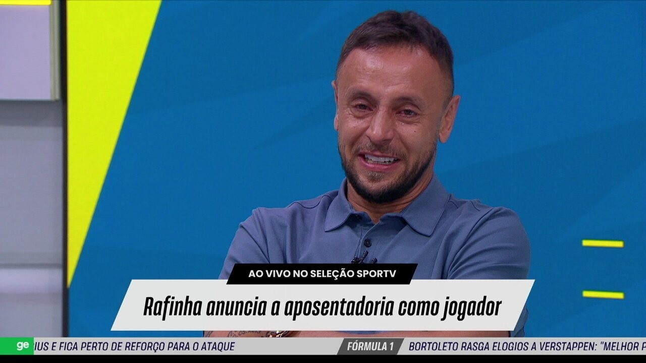 Rafinha anuncia aposentadoria e chora: "Sem arrependimento, mas com ...