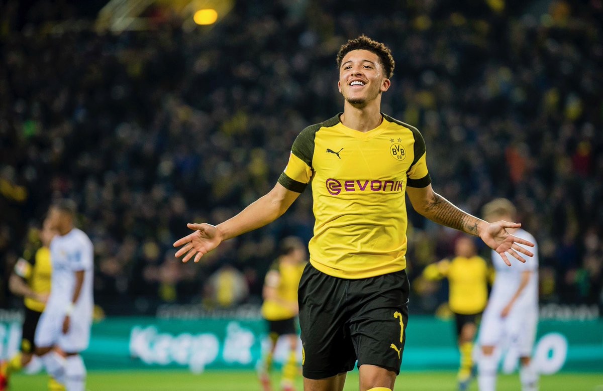 Maior revelação inglesa no momento, Sancho vai sair do Borussia ...