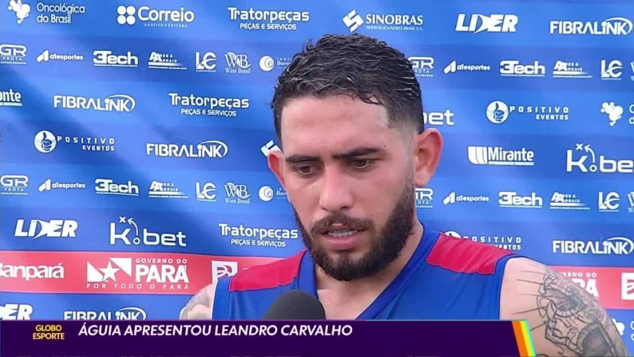 Desejo antigo do Azulão! Leandro Carvalho diz que Águia sempre brigou para trazer ele: "Agora ...