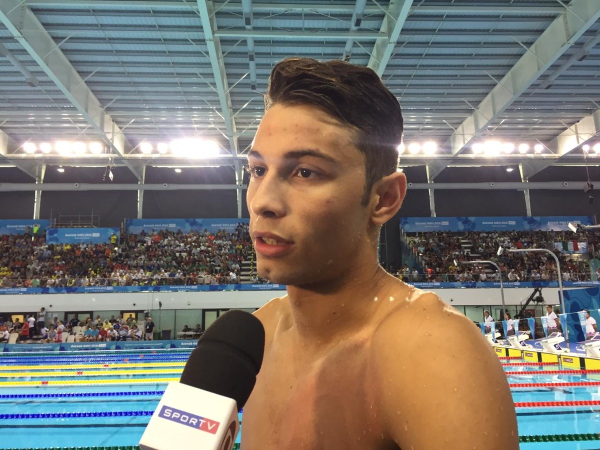 Por pouco! André Calvelo chega na 4ª colocação nos 50m livre da natação ...