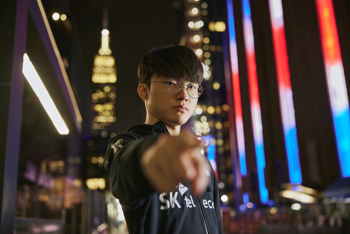 Skt Faker Haircut