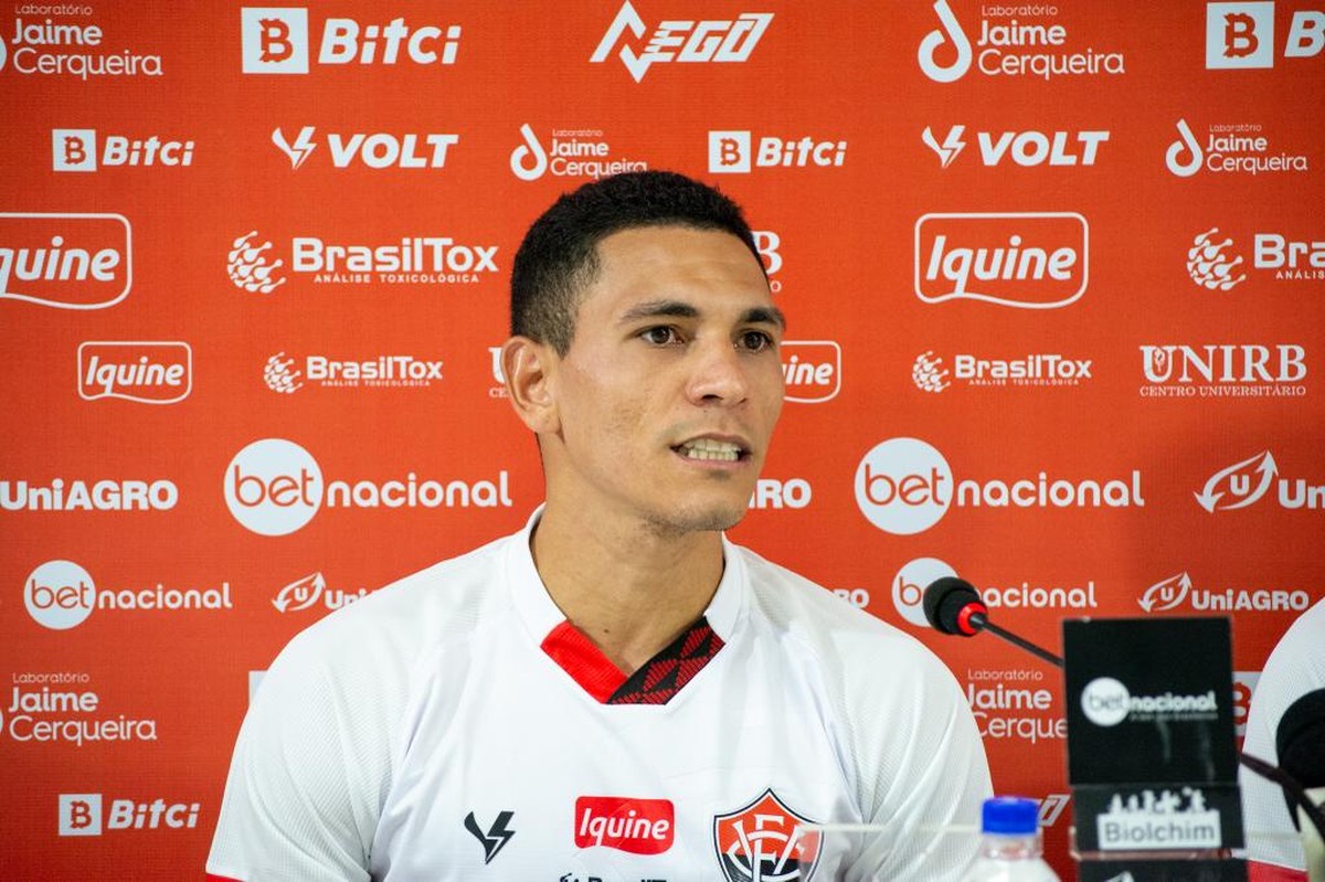 Titular do Vitória, Léo Gomes destaca importância do jogo contra o ...